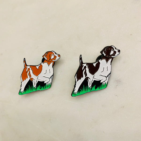 Brittany Spaniel Pin – National Brittany Rescue & Adoption Network